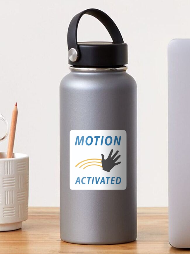 "Motion Activated Prank" Sticker for Sale by stersabriz | Redbubble