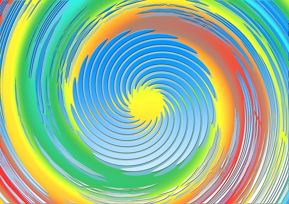 "Colorful Spiral Design " by holidayfashion | Redbubble