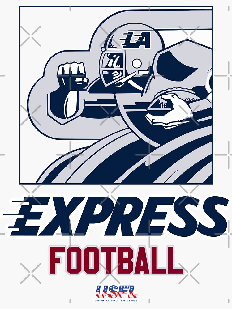 "Los Angeles Express" Sticker for Sale by TeeArcade84 | Redbubble