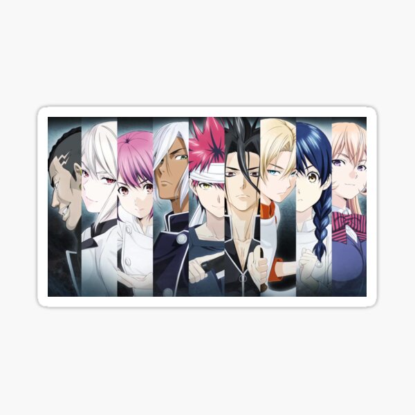 "ready to cook - food wars" Sticker by venussianshop | Redbubble