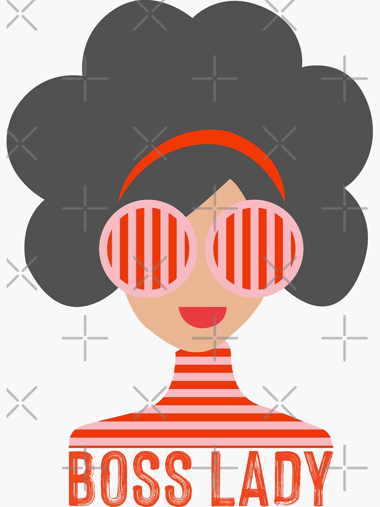 "Boss Lady" Sticker for Sale by CreativeArt335 | Redbubble
