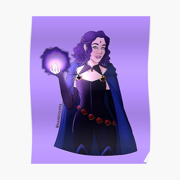 "Raven~ Titans" Poster for Sale by nandsguima | Redbubble