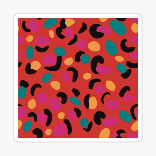 "Vibrant pattern of contrast" Sticker by fanuchi | Redbubble