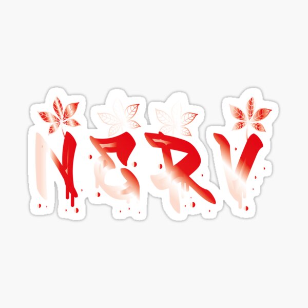 " Nerv logo simple" Sticker for Sale by Jenniferkim18 | Redbubble