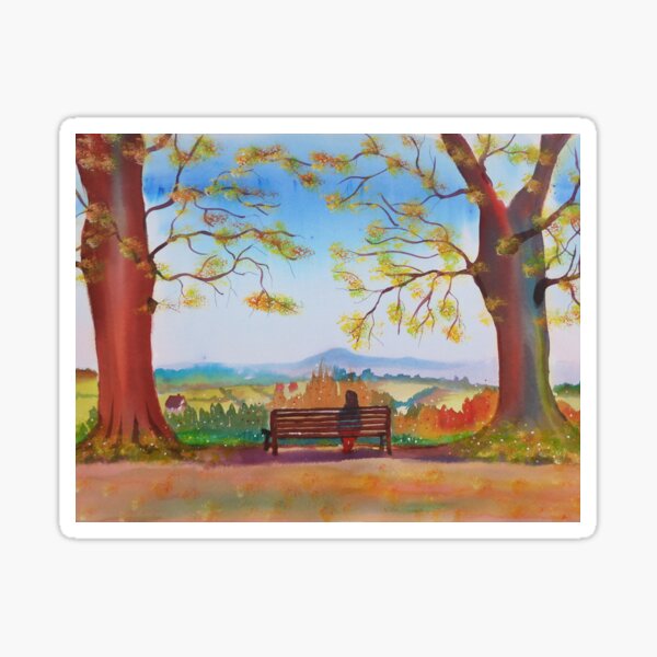 "Viewpoint" Sticker for Sale by FrancesArt | Redbubble