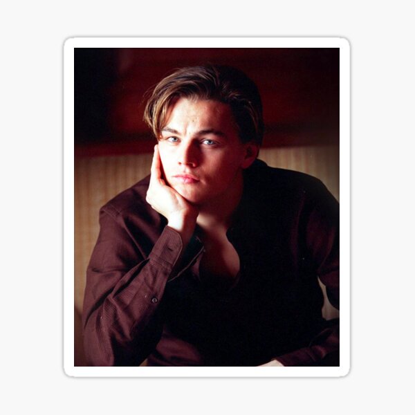 " Leonardo DiCaprio " Sticker by Sanshop1 | Redbubble