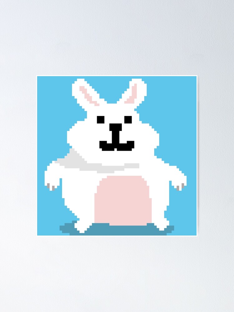 "rabit" Poster for Sale by Kartoffel-Prod | Redbubble