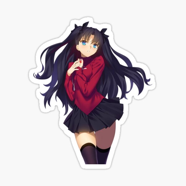 "Rin Tohsaka" Sticker for Sale by MrPiePia | Redbubble
