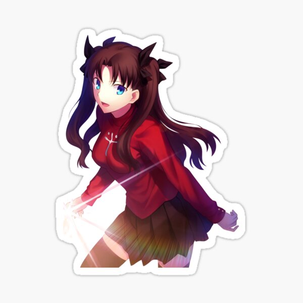 "Rin Tohsaka" Sticker for Sale by MrPiePia | Redbubble