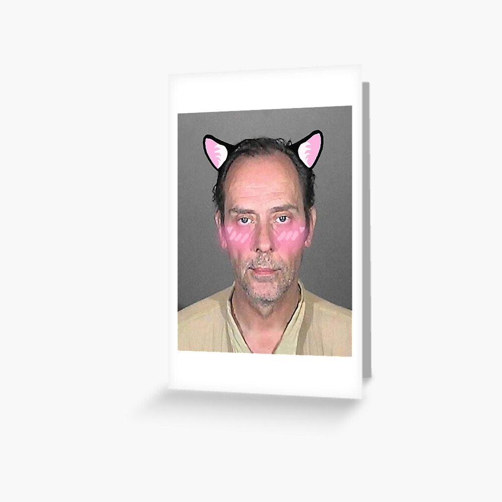 "Catboy Peter Murphy's Mugshot" Greeting Card by OscarWhitman | Redbubble