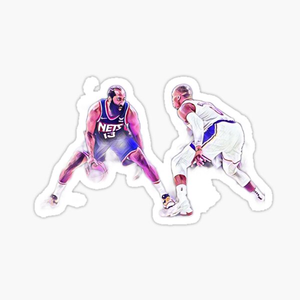 "James harden sixers basketball player" Sticker by ilyasafif | Redbubble