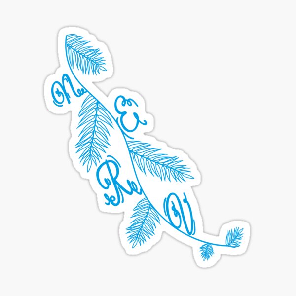 "Nerv logo simple" Sticker by Jenniferkim18 | Redbubble