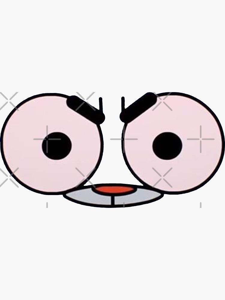 "The Amazing World Of Gumball Angry Eyes" Sticker by CandyLoo | Redbubble