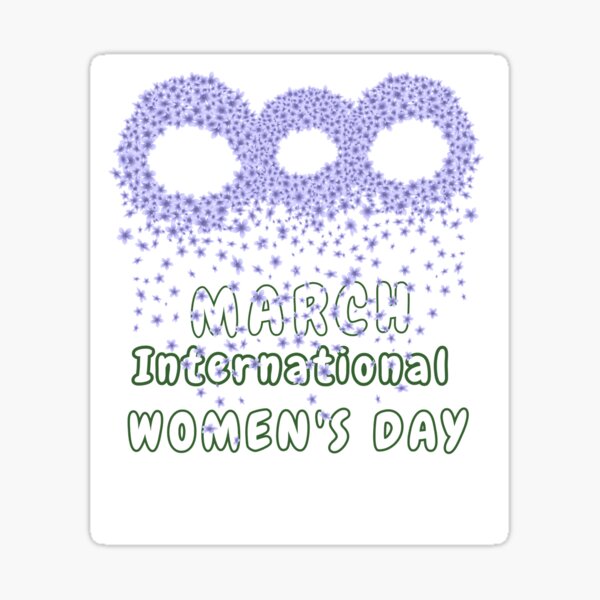 "8th March International Women's Day, Women Power " Sticker by Spasija ...