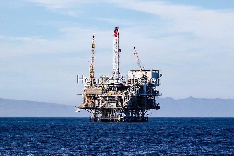 "Oil Rig" by Henrik Lehnerer | Redbubble