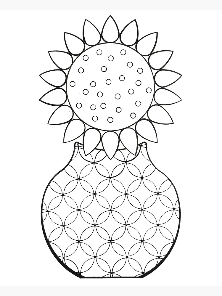 "Färben Sie Ihre eigene Sonnenblume mit einem gesteppten Muster ...