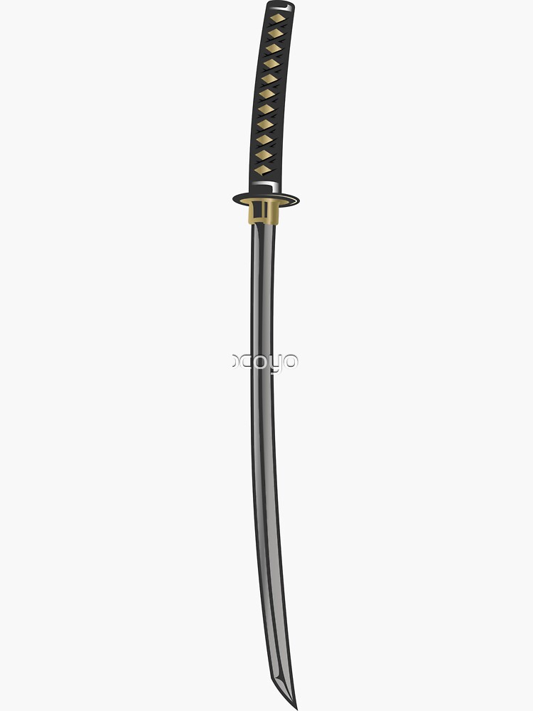 "japanese katana sword" Sticker by cocoyooo | Redbubble