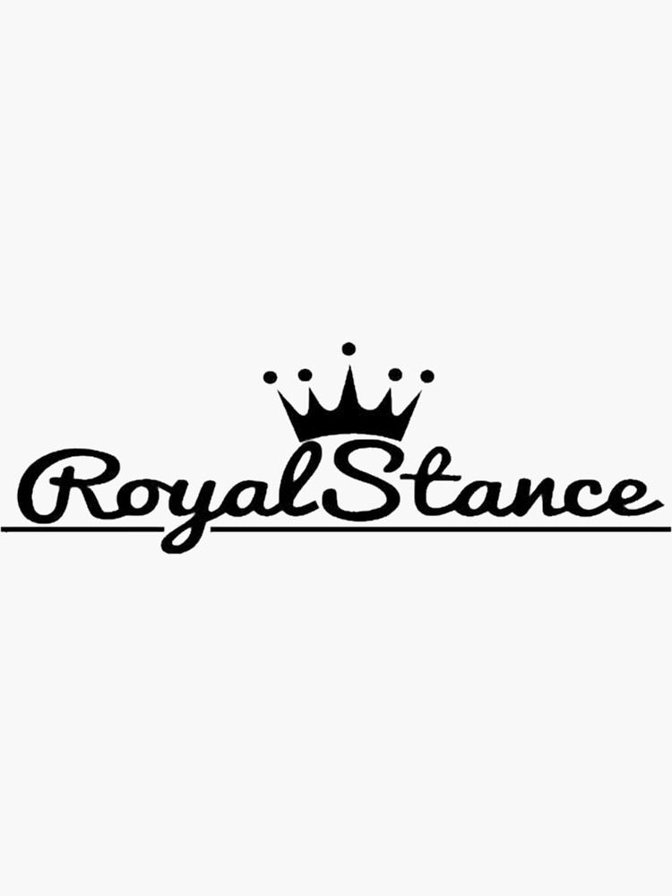 "Royal stance" Sticker by shanilhasantha | Redbubble