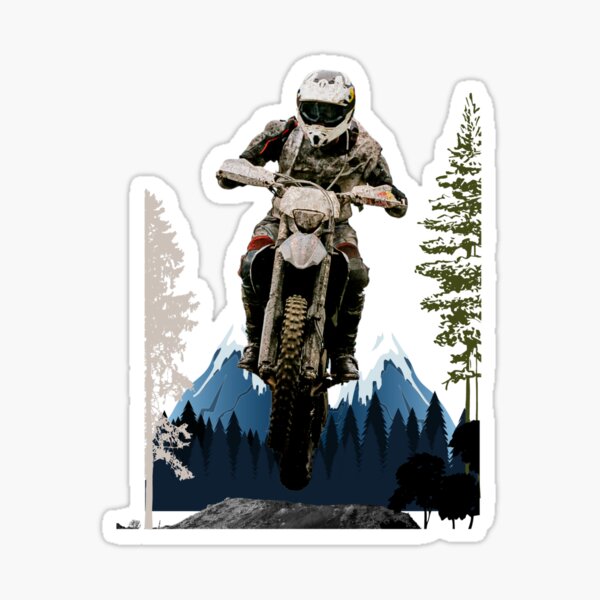 "Motor Cross Rider" Sticker for Sale by XiongFashion | Redbubble
