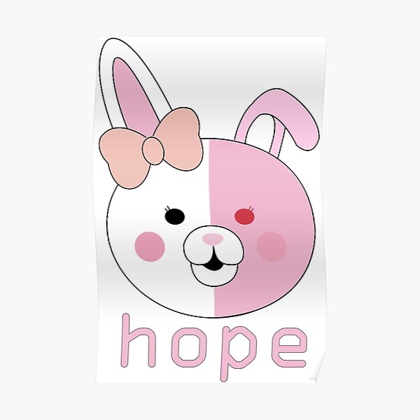 "Monomi Inspired Hope Logo" Poster by DokiDokiHearts | Redbubble
