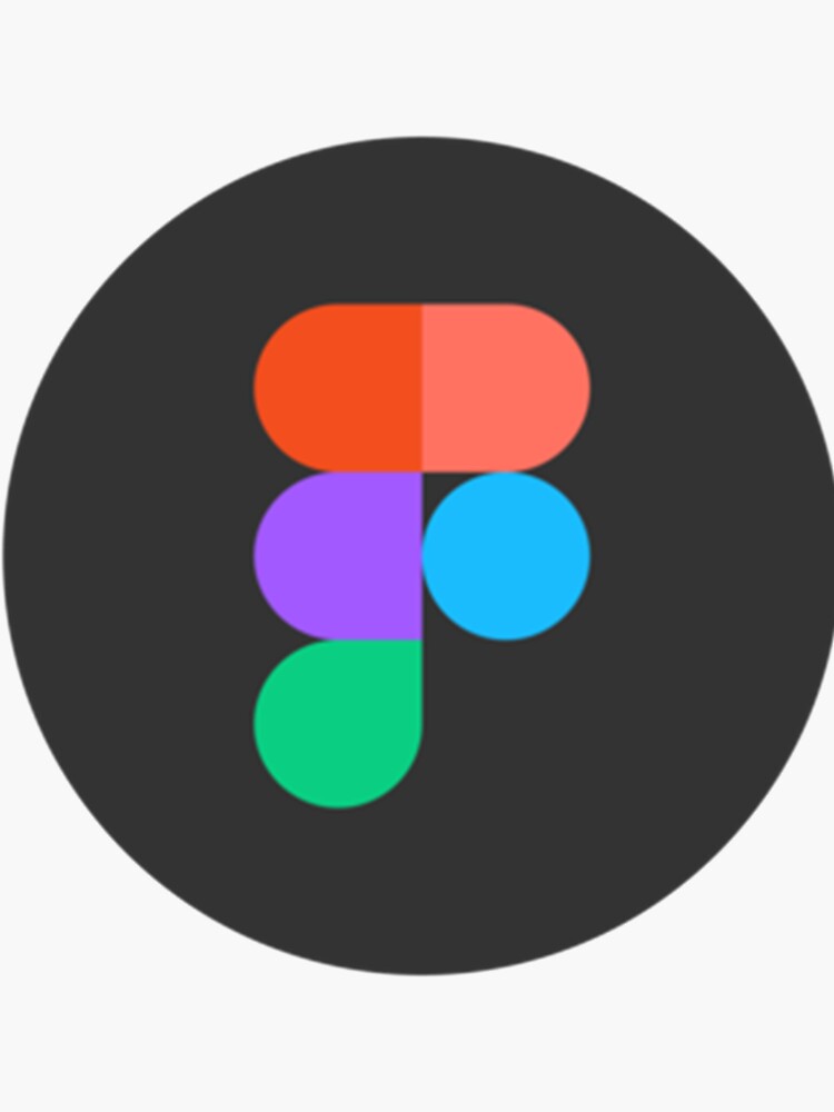"Figma logo" Sticker for Sale by ThomaHarpera | Redbubble