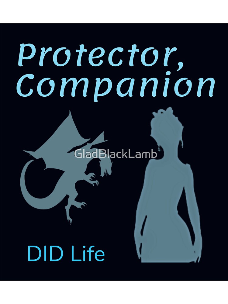 ""Protector, Companion, DID Life" Dragon Protector Alter, Grey and Blue ...