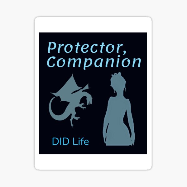 ""Protector, Companion, DID Life" Dragon Protector Alter, Grey and Blue ...