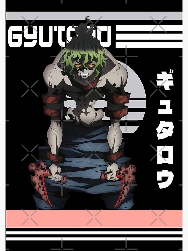 "Demon slayer gyutaro - gyutaro - Kimetsu no Yaiba" Art Print by ...