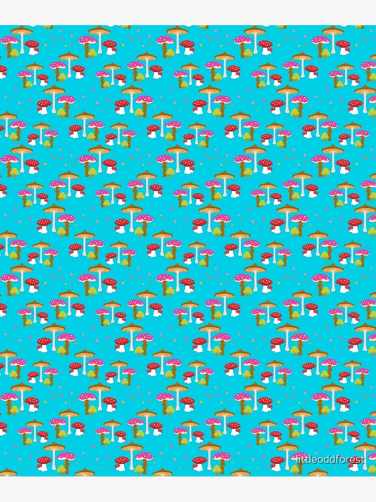 "Magic Mushrooms II" Poster by littleoddforest | Redbubble