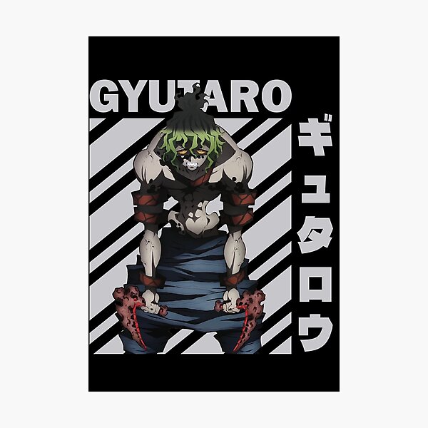 "Demon slayer gyutaro - gyutaro - Kimetsu no Yaiba" Photographic Print ...