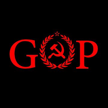 "GOP (Russian Republicans) " Sticker for Sale by Texterns | Redbubble