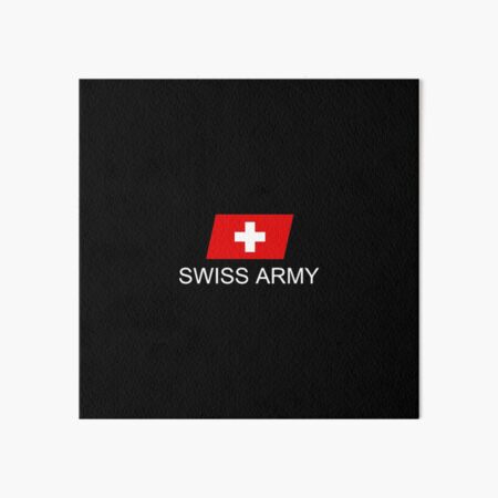 "SWISS ARMY-LOGO" Art Board Print by JoannMcCurry710 | Redbubble