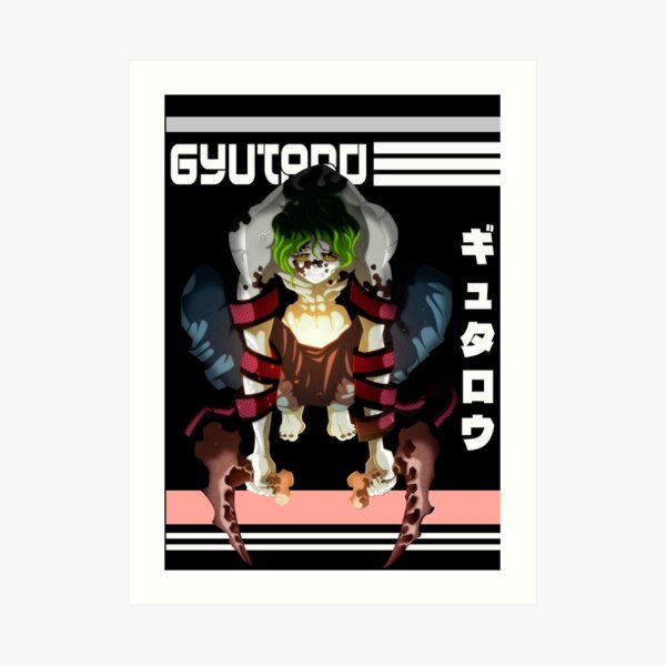" Demon slayer gyutaro - gyutaro - Kimetsu no Yaiba" Art Print by ...