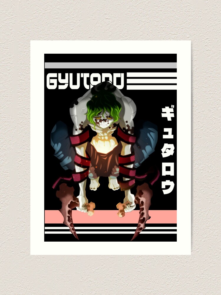 " Demon slayer gyutaro - gyutaro - Kimetsu no Yaiba" Art Print by ...