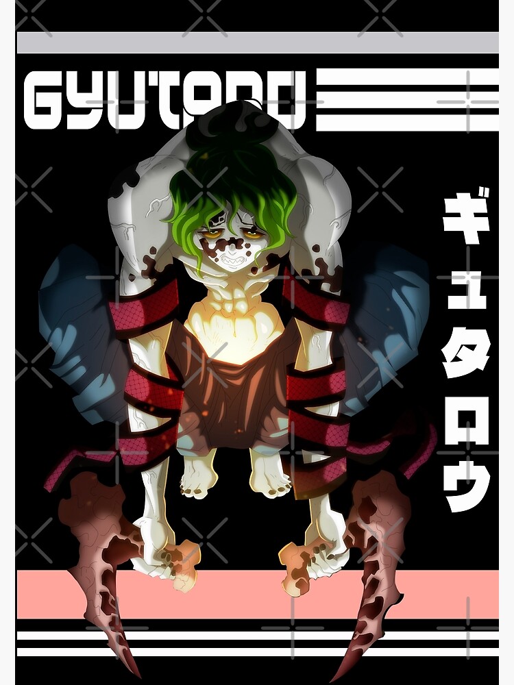 " Demon slayer gyutaro - gyutaro - Kimetsu no Yaiba" Art Print by ...