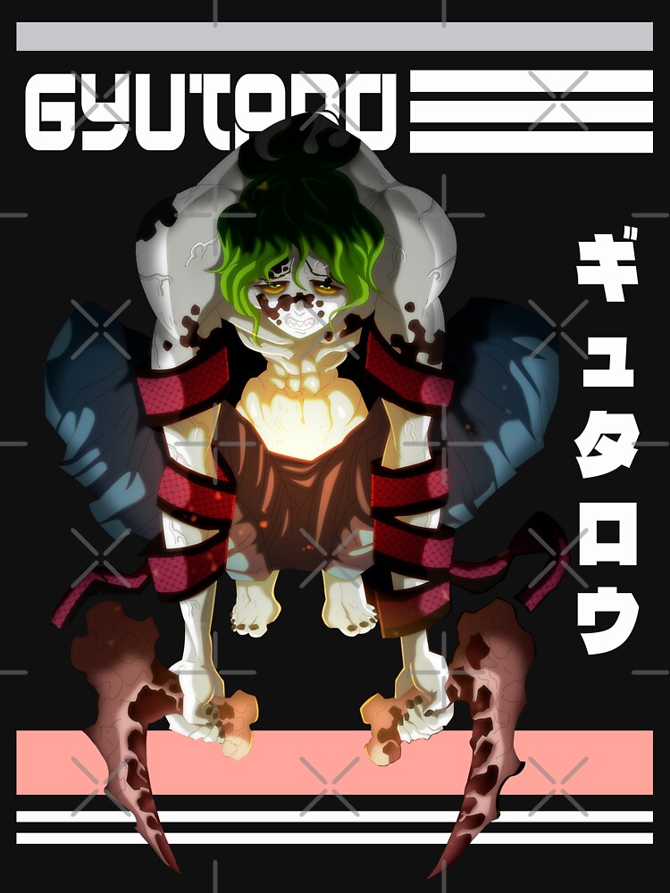 " Demon slayer gyutaro - gyutaro - Kimetsu no Yaiba" T-shirt by ...