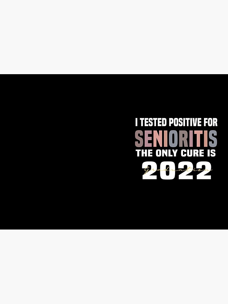 Cuaderno de tapa dura «Di positivo por senioritis La única cura es la ...