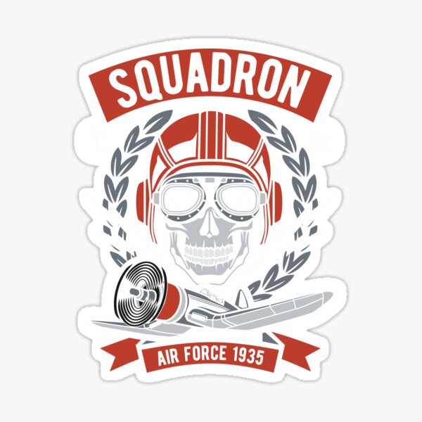 "Squadron Air Force" Sticker by monumental-tees | Redbubble