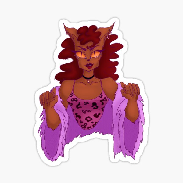 "Clawdeen Wolf" Sticker by MMMMFART2020 | Redbubble