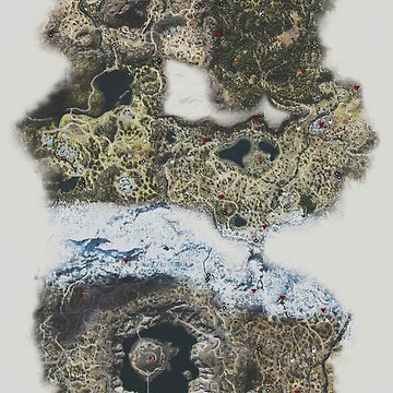 "Days Gone Map" Metal Print for Sale by The Pathfinders | Redbubble