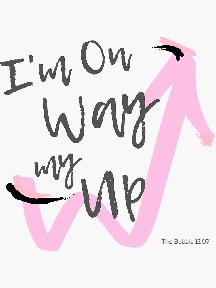 "On My Way" Sticker by digione2 | Redbubble