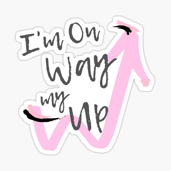 "On My Way" Sticker by digione2 | Redbubble