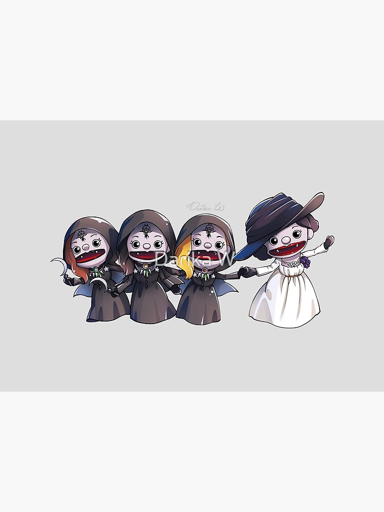 "House Dimitrescu puppets" Art Print for Sale by paintdks | Redbubble