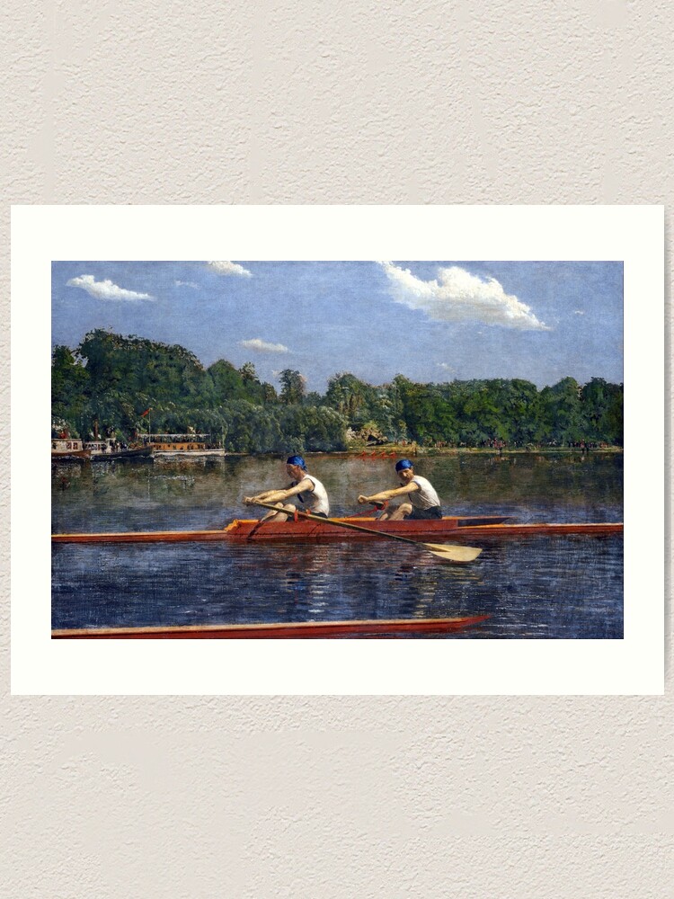 "Thomas Eakins The Biglin Brothers Racing" Art Print for Sale by ...