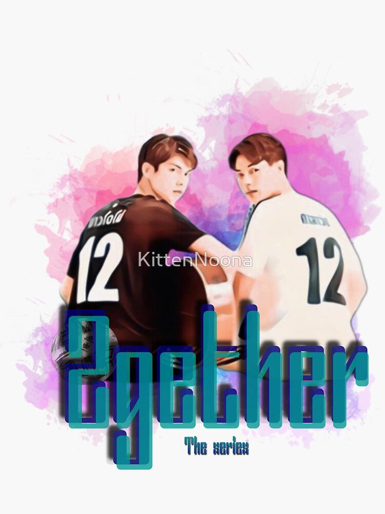 "2gether the series Splash Fanart" Sticker by KittenNoona | Redbubble
