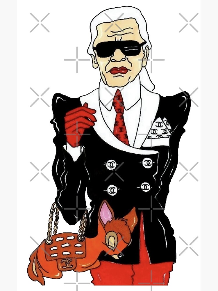 "karl cat cartoon" Poster for Sale by dominewster | Redbubble