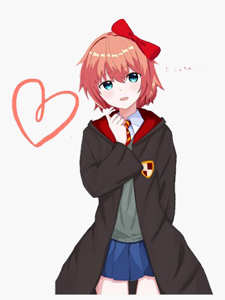"cute ddlc sayori dd" Sticker by KaiRead | Redbubble