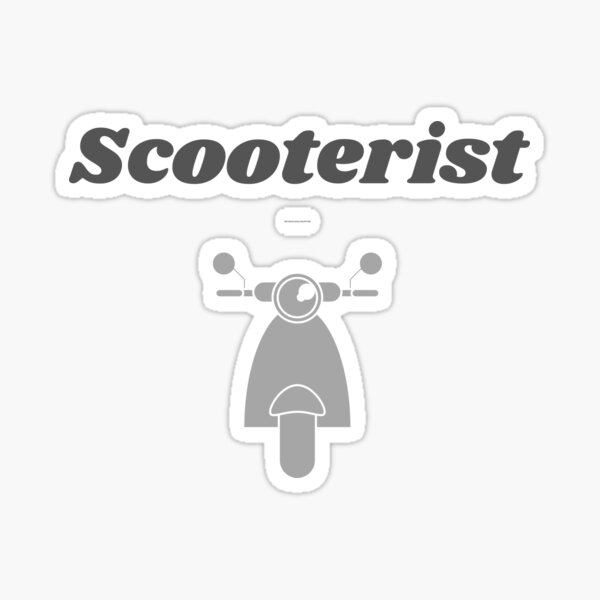 "Scooterist" Sticker by jgomezserrano | Redbubble