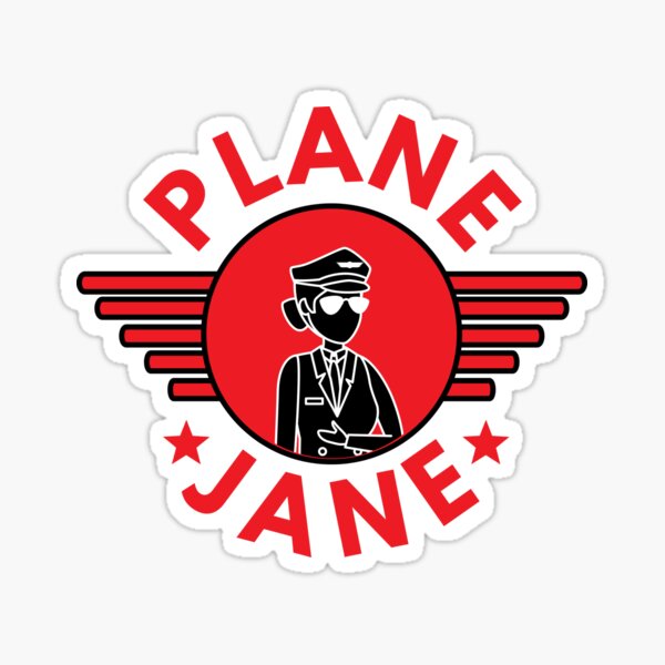 "Plane Jane. Funny Pilot-Pilot-Pilot Sayings- Retro Pilot-Play On Words ...