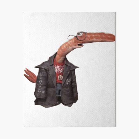 "Shrimp With The Drip Smiling Friends " Art Board Print by biggbang ...